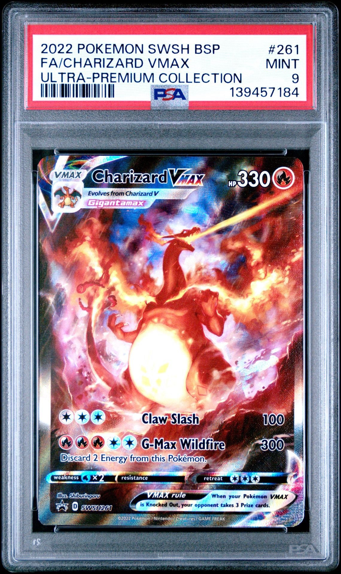 CHARIZARD VMAX 261 | 2022 POKEMON SWSH BLACK STAR PROMO | SWORD & SHIE ...